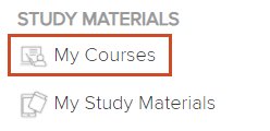 How to Purchase Study Materials Through a Course