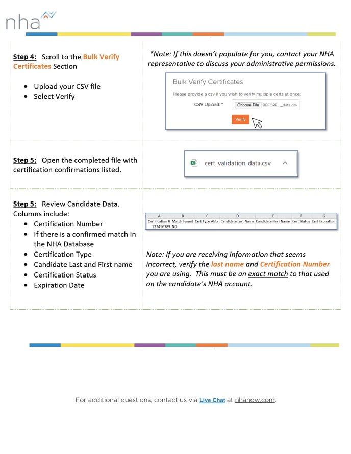 How to Verify Multiple Certifications