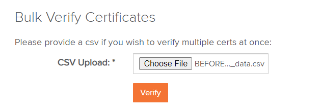 How to Verify Multiple Certifications