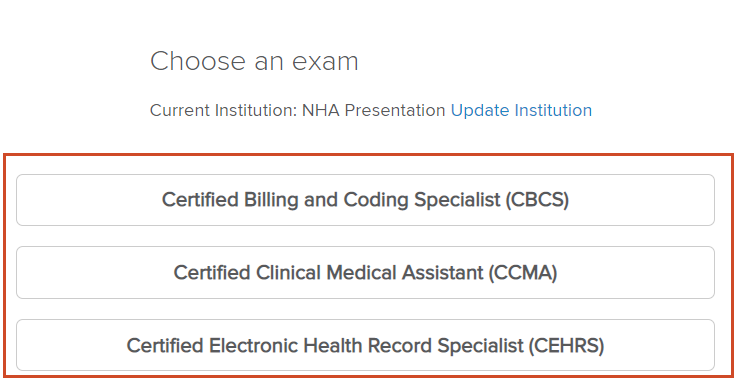 Applying for an NHA Exam