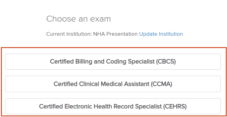 Applying for an NHA Exam