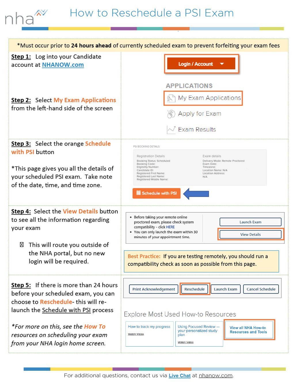 How to Reschedule a PSI Exam