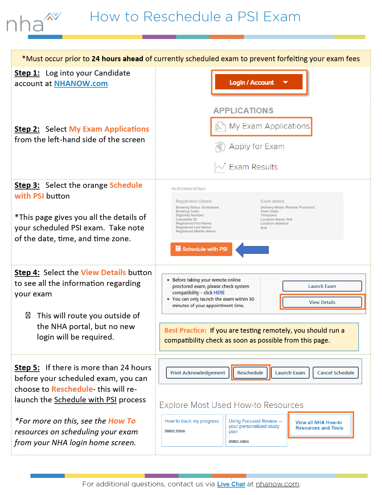 How to Reschedule a PSI Exam