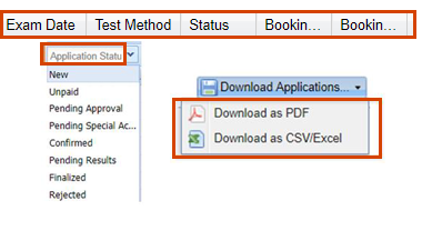 How to Monitor and View Your Candidate Exam Applications