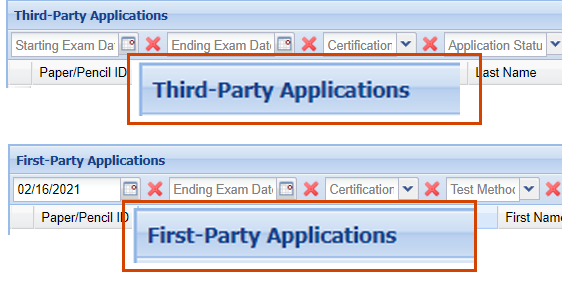 How to Monitor and View Your Candidate Exam Applications