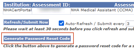 How to Reset a Password During an On-Site Exam