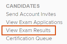 How to View Certification Exam Results