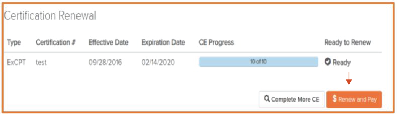 How to Renew an NHA ExCPT Certification