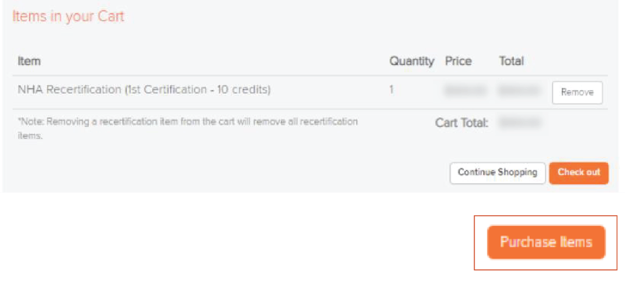 How to Renew an NHA Certification (non-ExCPT)