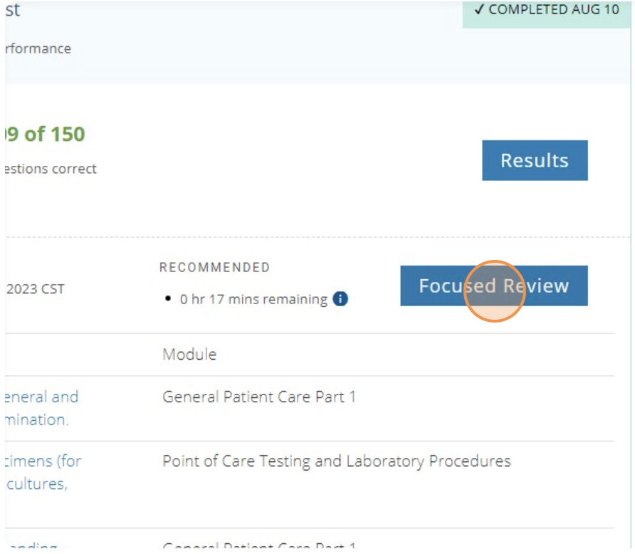 How to Use a Focused Review