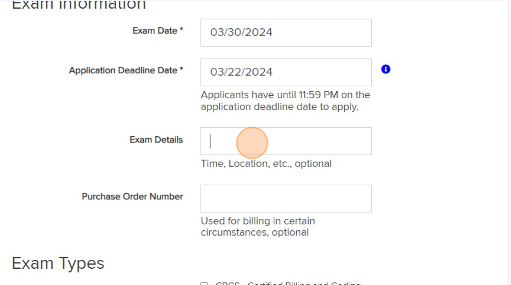How to Schedule an Onsite Exam