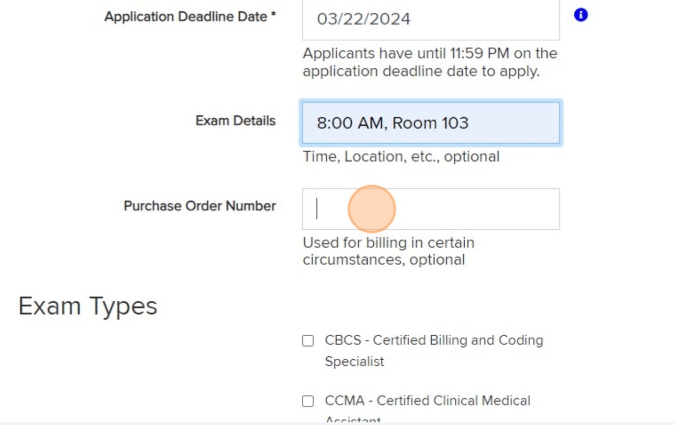 How to Schedule an Onsite Exam