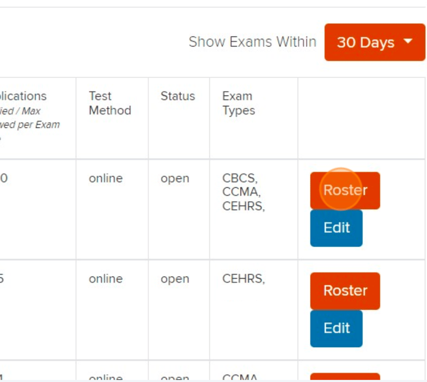 How to View/Edit A Scheduled Onsite Exam
