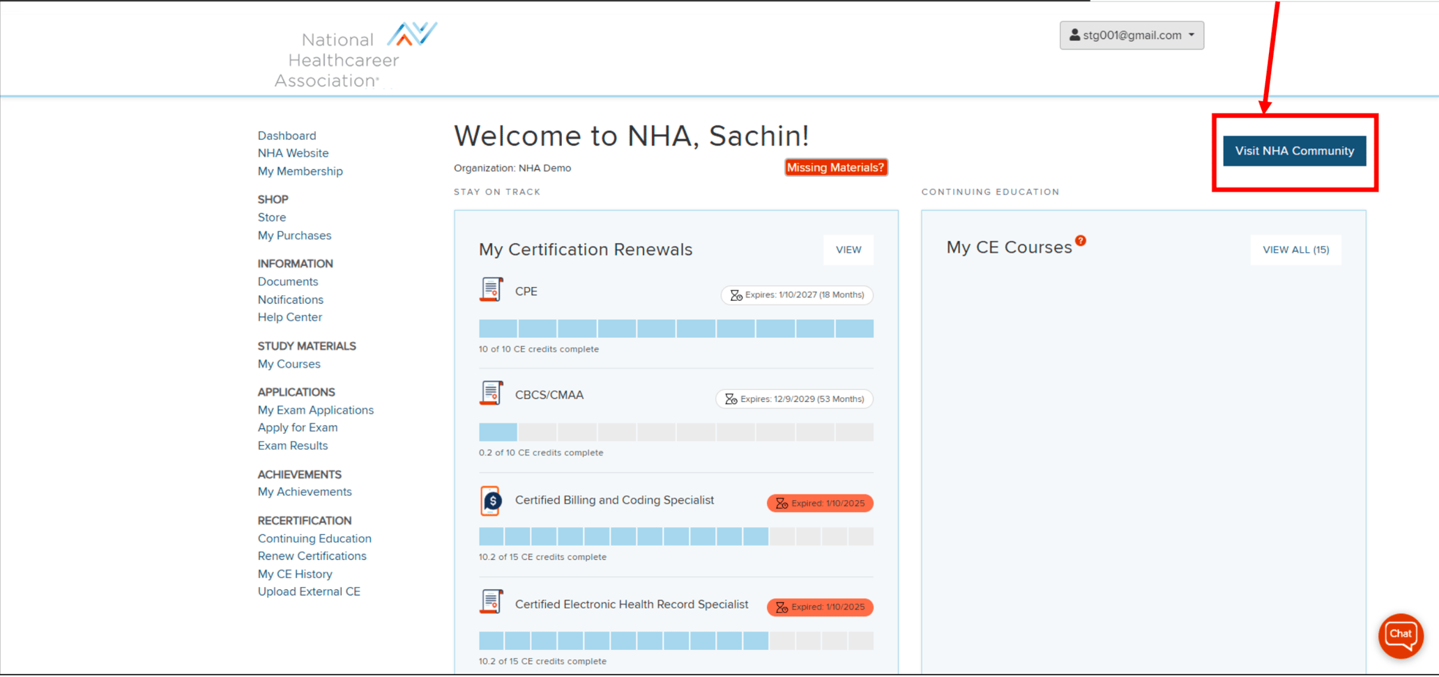 Accessing the NHA Membership Community with Single Sign-On
