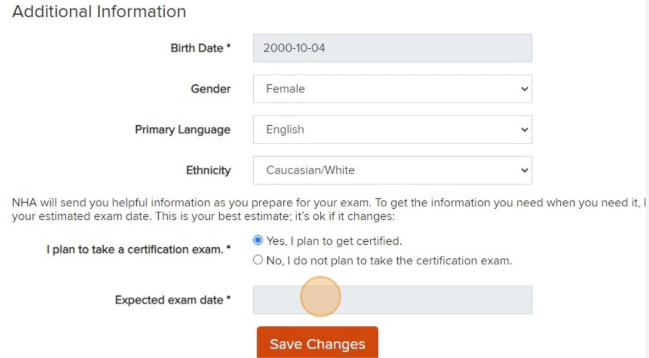 How to Create an NHA Candidate Account