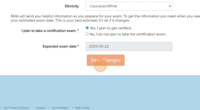 How to Create an NHA Candidate Account