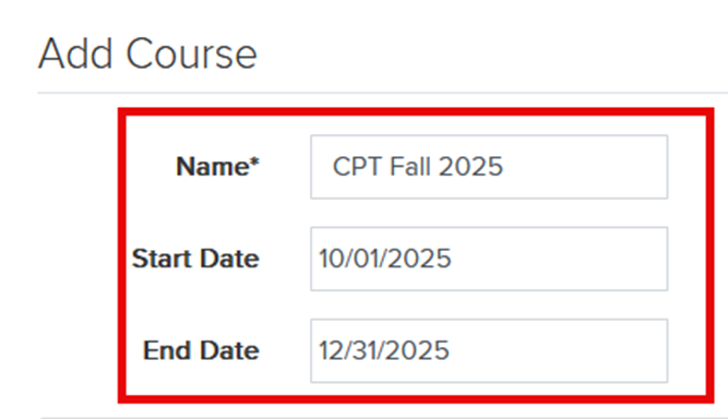 How to Create a Course